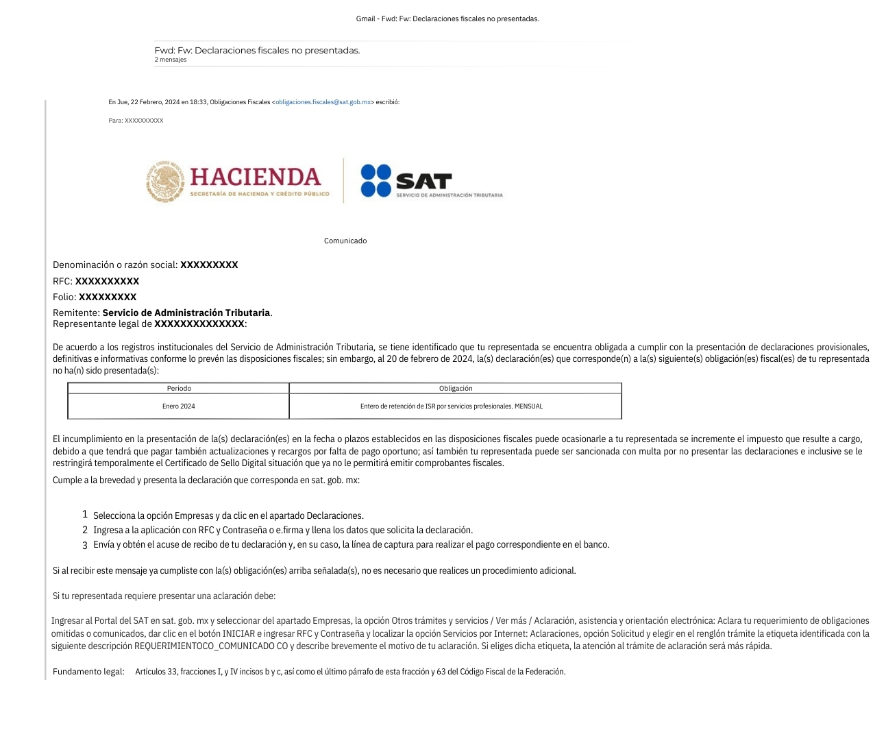 ¿Qué hago si me llega un correo del SAT? – PAAE – Profesionales ...